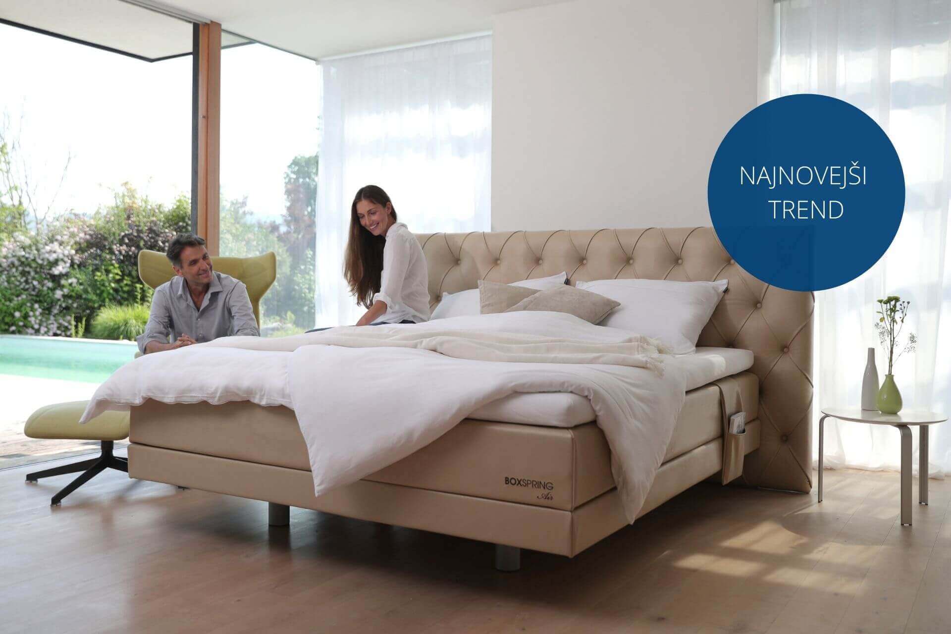 Vodna postelja BoxSpring by Lectus - Spalni center Maremico